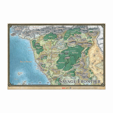 Dungeons & Dragons Savage Frontier Map- Storm Kings Thunder ...