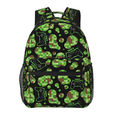 Giwawa Camouflage Dots Backpack for School - Video Game Backpacks for ...