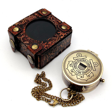Engraved Brass Military Compass - A Perfect and Unique Nautical Marine ...