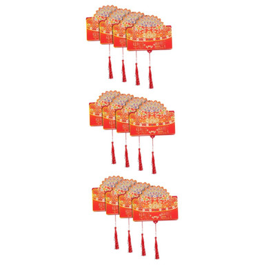LALAFINA 12 Pcs Year of The Rabbit Folding Red Packets Red Packets ...