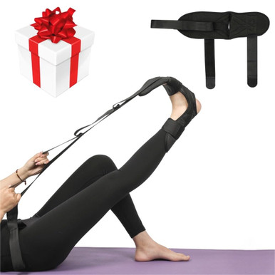 JCSSHOPING Fasciitis Splint - Yoga Strap and Leg Stretch Belt 7 Loops ...