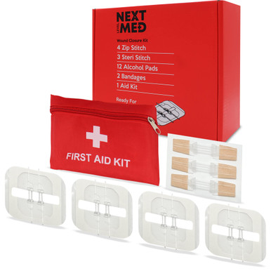 NEXT LEVEL MED Zip-Stitch Wounds & Cuts Closure Kit - Comprehensive ...