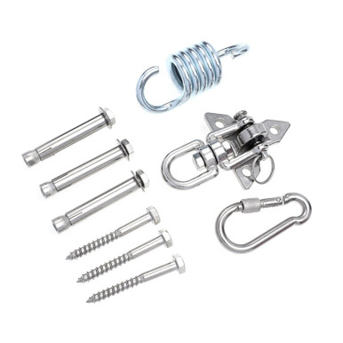 BESPORTBLE 1 Set Swing Hook Swivel Hooks Outdoor Swing Metal Hanger ...