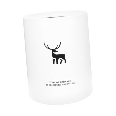 BUGUUYO Paper Waste Basket Desk Trash Can Waste Storage Bin Kitchen ...