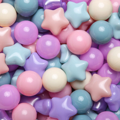 GOGOSO Stars Ball Pit Balls for Toddlers- Plastic Balls for Kids -Ball ...