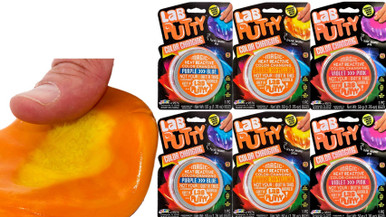 Lab Putty-Color Changing Putty (6 Putty Assorted) by JA-RU. Heat ...