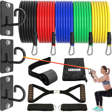 Resistance Bands with Handles for Working Out, Resistance Band Set with ...