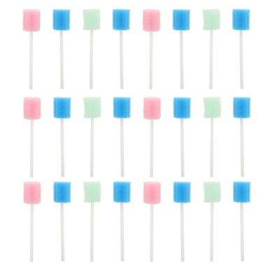 300pcs Sponge Stick Cotton Swab Oral Swabs Stick Mouth Sponges Oral ...