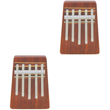 Milisten 2 pcs 5-tone Kalimba finger piano instrument Small Music ...