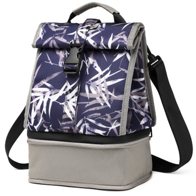 SUNNY BIRD Small Insulated Rolltop Lunch Box Women, Expandable Bento ...