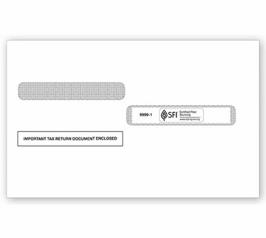 IRS Approved Tax Envelope - 100% Secure with Black Security Tint Inside ...