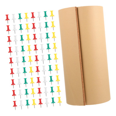 Tofficu 1 Set Message Board Cork Roll Photo Sticker Paper Cork Board ...