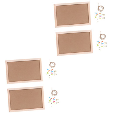 EXCEART 2pcs Single-Sided Cork Board Office Cork Board Note Board Cork ...