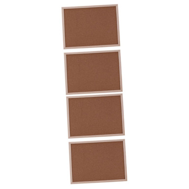 NUOBESTY 4 Pcs Vision Board Wall Mounted Cork Board corkboard Bulletin ...