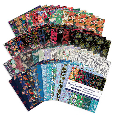 Origami Paper Kit Double Sided 100 Sheets 10 Colors 6 Inch Square Easy ...