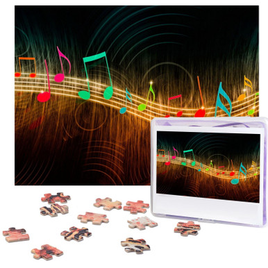 Musical Note Puzzles 500 Pieces Personalized Jigsaw Puzzles Photos ...
