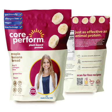 Core Perform's Low Fodmap Plant Based Protein Powder, Vegan, Sugar-Free, Dairy Free and Gluten ...
