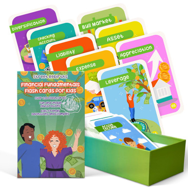 110 Financial Literacy Flash Cards for Kids & All Ages - Money ...