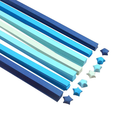 GSHLLO 540 Sheets Stars Paper Strips Lucky Star Origami Craft Folding ...