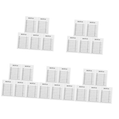 Operitacx 5pcs 5 Notebook Grocery List Writing Pads Planning Notepad ...