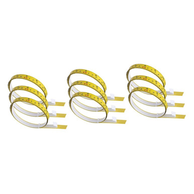 HEMOTON 9 Pcs Ruler Adhesive Measuring Tape Woodworking Measuring Tape ...