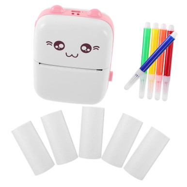 STOBOK 1 Set Sticker Printer Thermal Label Printer Thermal Printer Mini ...