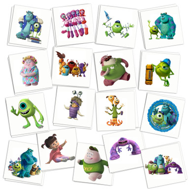 Monsters inc Birthday Party Supplies, 34Pcs Monsters inc Party Favors ...