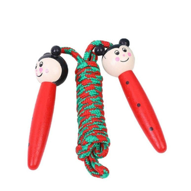 Cartoon Animal Wooden Handle Skipping Rope Kindergarten Students ...