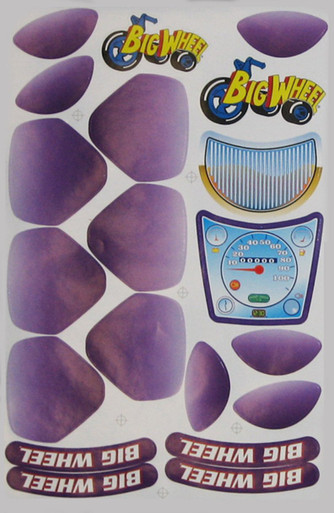 Set of Girls SPIN-OUT RACER Decals for The Original Big Wheel Spin-Out ...