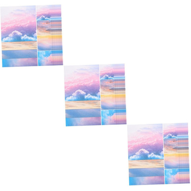 STOBOK 600 Sheets Square Origami Kids Origami Paper Scrapbook Paper ...