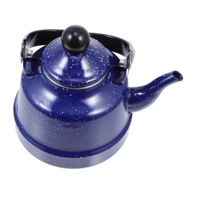 Milisten Enamel Kettle Decorative Teapot Stovetop Coffee Pot Porcelain ...