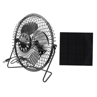 TIDTALEO Rv Solar Fan Usb Office Fan Free Angle Rotation Desk Fan Solar ...