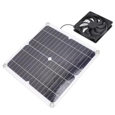 Small Solar Panel Fan, Monocrystalline Silicon Fast Conversion Solar ...