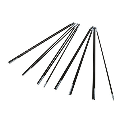 VGEBY 2 Sets 7 Sections Fiber Glass Tent Pole Kit Support Frames Camp ...