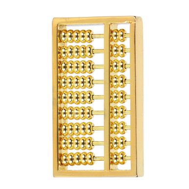Mini Brass Abacus Chinese Math Calculating Tool for Kids Adult ...