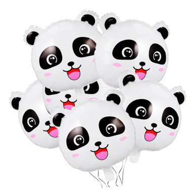ABOOFAN 100 Pcs Panda Balloon Aluminium Foil Balloon Photo Props Party ...