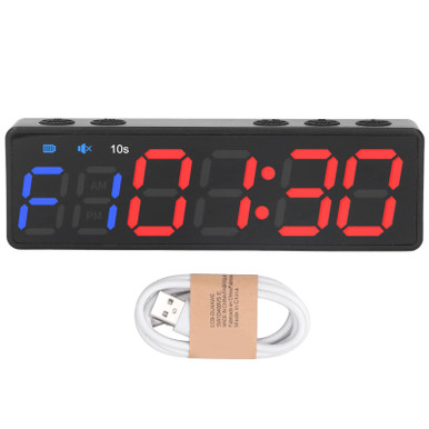 Gym Timer, Portable Workout Interval Timer, Large LED Digital with Anti ...