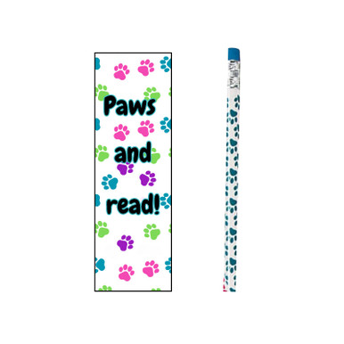 Whimsical Paw Print Sets for Kids: Paws and Read Bookmarks with ...