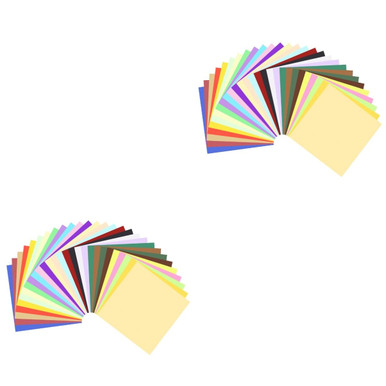 STOBOK 500 Pcs Origami Paper Double Sided Diy Folding Paper Origami ...