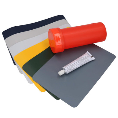 AB Tools Puncture Tear Repair Kit PVC Dinghy Rib Inflatable Boat Buoy ...