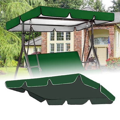 Patio Canopy Swing Cover, Outdoor Swing Canopy Replacement Porch Top ...