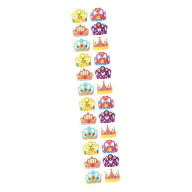 Didiseaon DIY Crown Kit 24 Sets DIY Crown birthday hat cardboard slide ...