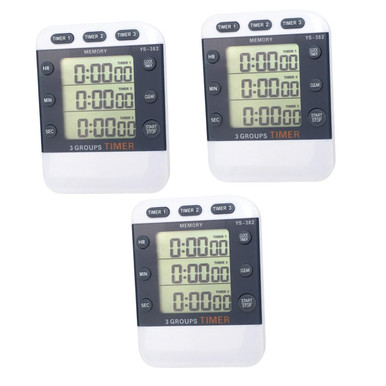 VANZACK 3pcs 3 Referee Sports Timer Digital Kitchen Timer Digital ...