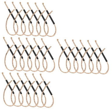 Abaodam 24 Sets Fuse Jute Ropes Wick fire Bellows Wick Cord fire Ropes ...