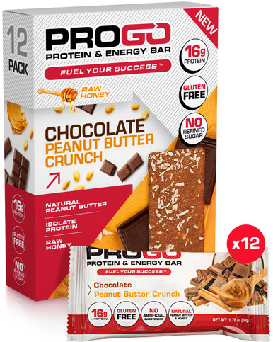 ProGo Protein Bars | High Protein Energy Bars | Chocolate Peanut Butter ...