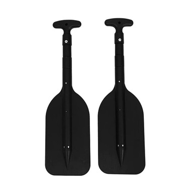 Jaquiain 2Pcs Paddles Telescoping Plastic Boat Paddle Collapsible Oar ...
