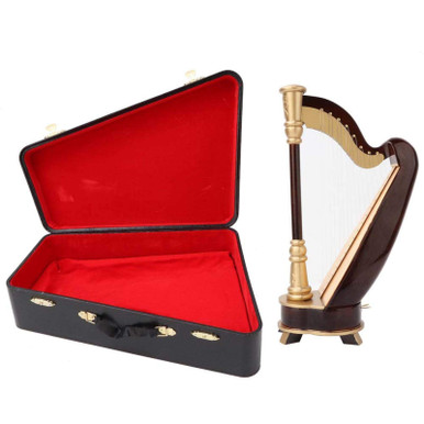 Tyenaza Mini Harp Model, Mini Musical Instrument Model, Miniature Harp ...