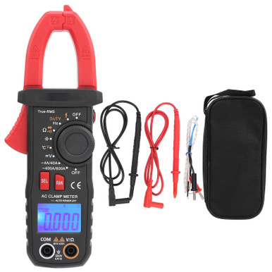 Digital Clamp Meter,600VAuto Range AC/DC Voltage True RMS Tester Clamp ...