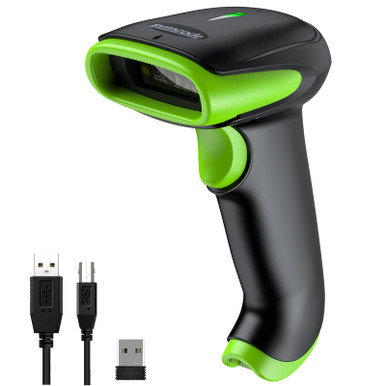 Symcode Wireless Bluetooth Barcode Scanner,Bluetooth & USB Wired & 2.4G ...