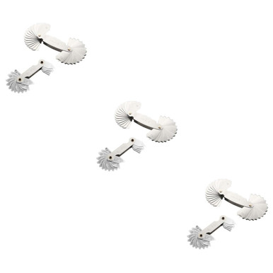 HEALLILY 6 Pcs Radius Gauge Measuring Tool for Tool Radius Checking ...